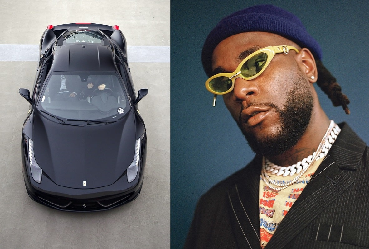 Burna Boy pulls up in his Ferrari, shares money to fans - DNB Stories ...