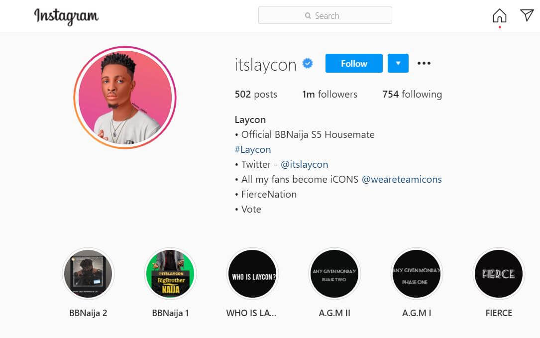 Laycon becomes first 2020 BBNaija housemate to reach 1 million ...