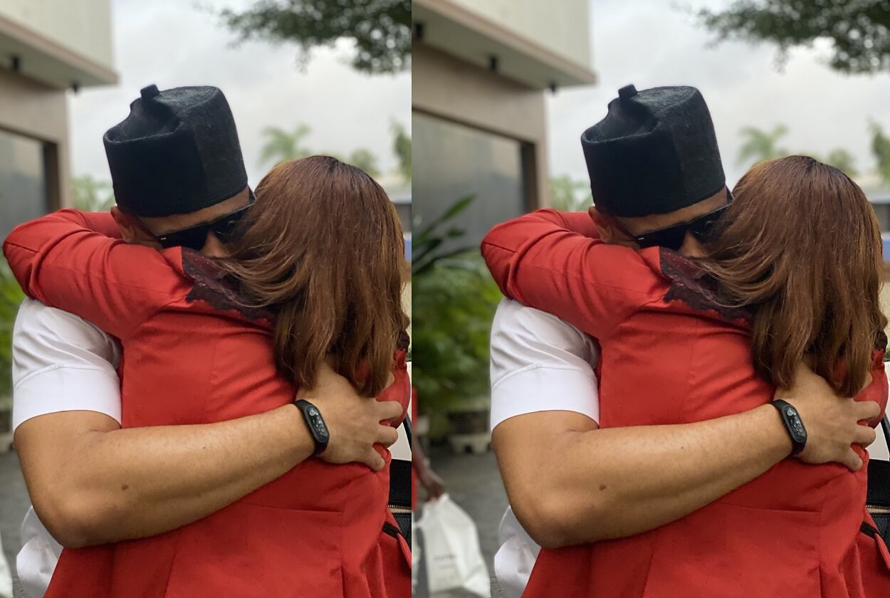Watch moment BBNaija Ozo meets and hugs his mum after his eviction ...