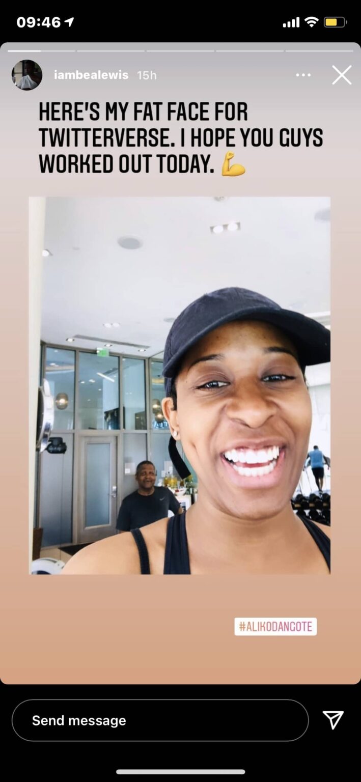 Dangote's alleged girlfriend Bea Lewis releases another photo with the ...