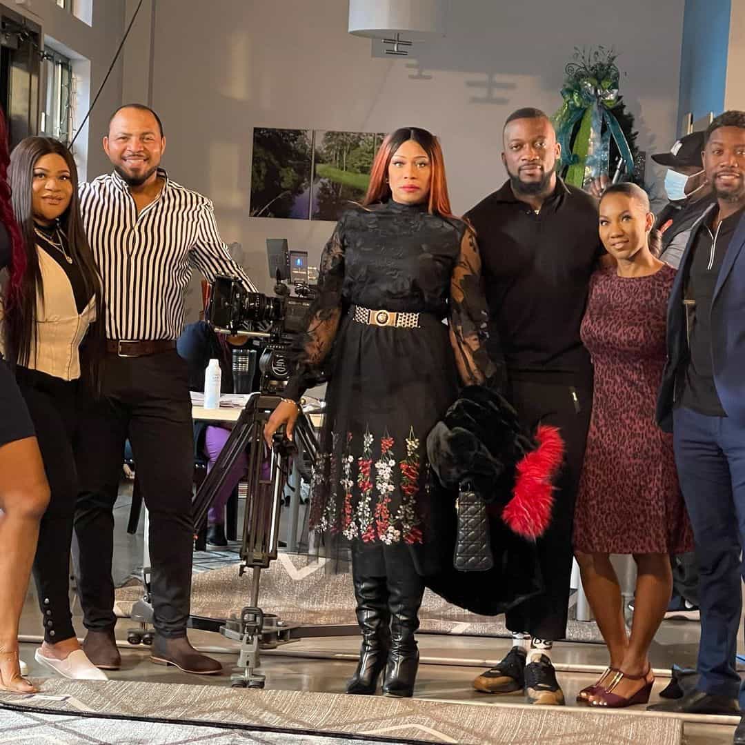 Regina Askia returns to acting, on set with Ramsey Nouah, others - DNB ...