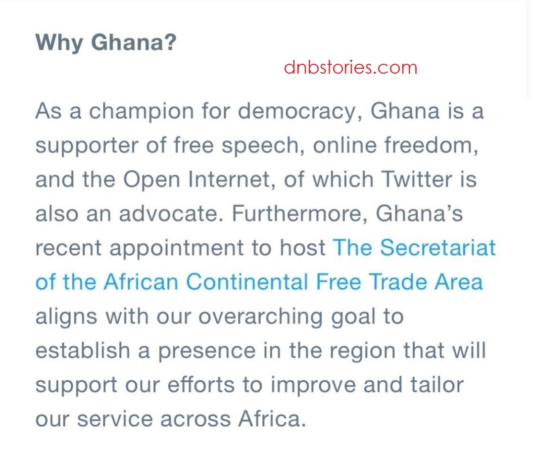 Twitter reveals why it is opening its African headquarters in Ghana and ...