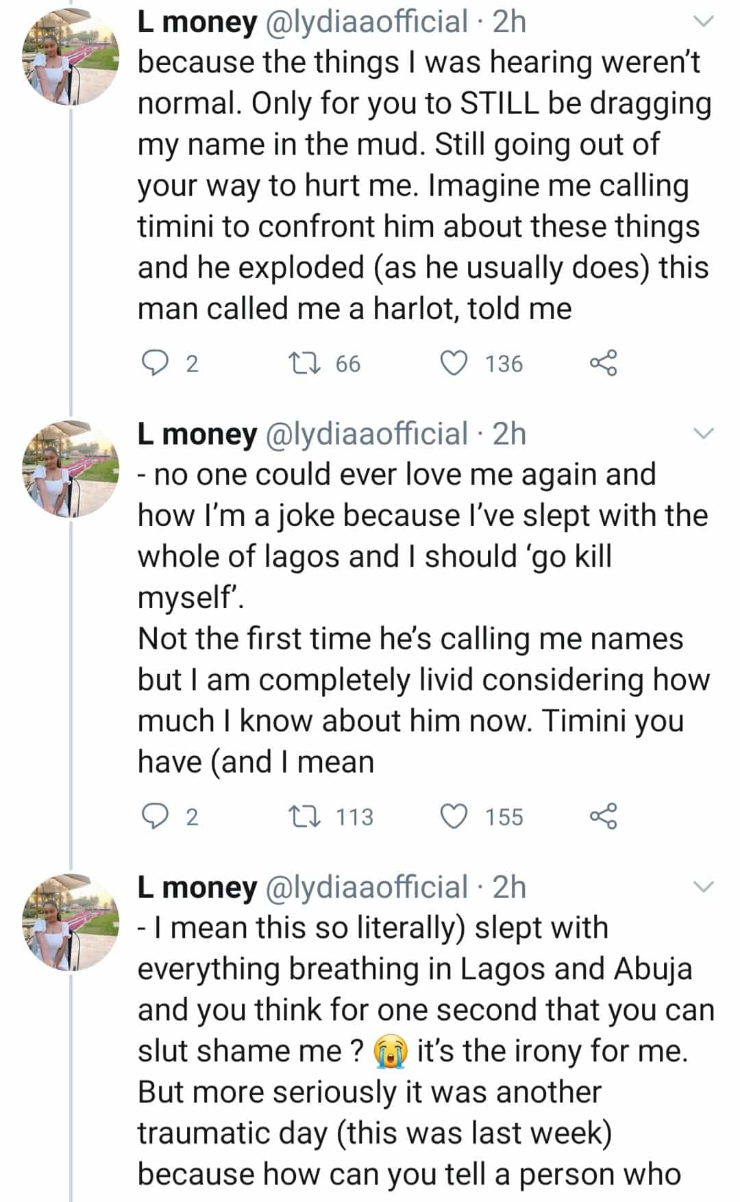 Full details of Timini Egbuson's affair with ex-girlfriend Lydia ...