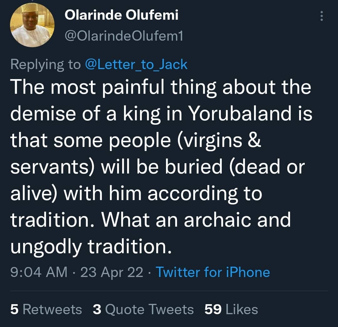 Meaning of Abobaku in Yoruba tradition explained - DNB Stories Africa