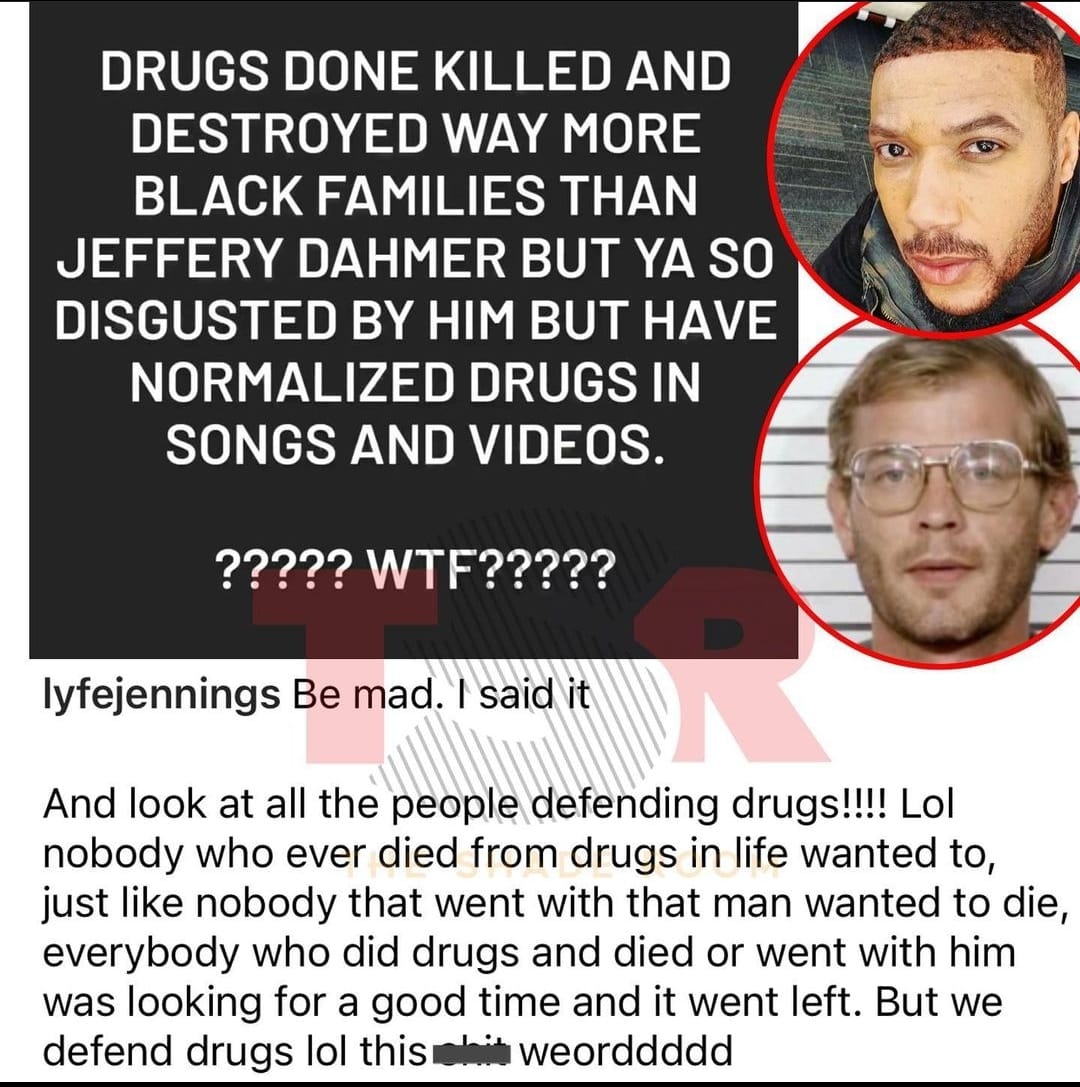 Lyfe Jennings slammed over tale of meeting Jeffrey Dahmer in prison ...