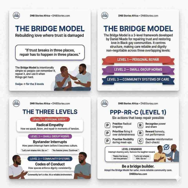 The Bridge Model by D. Nkado: Rebuilding Trust & Love in Black Gay ...